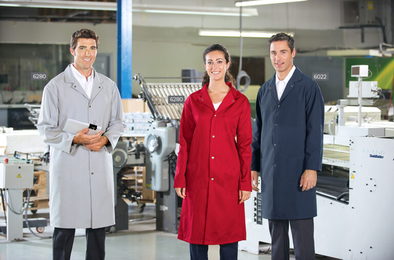 Coloured Food Industry Long Coats - Premium Uniforms